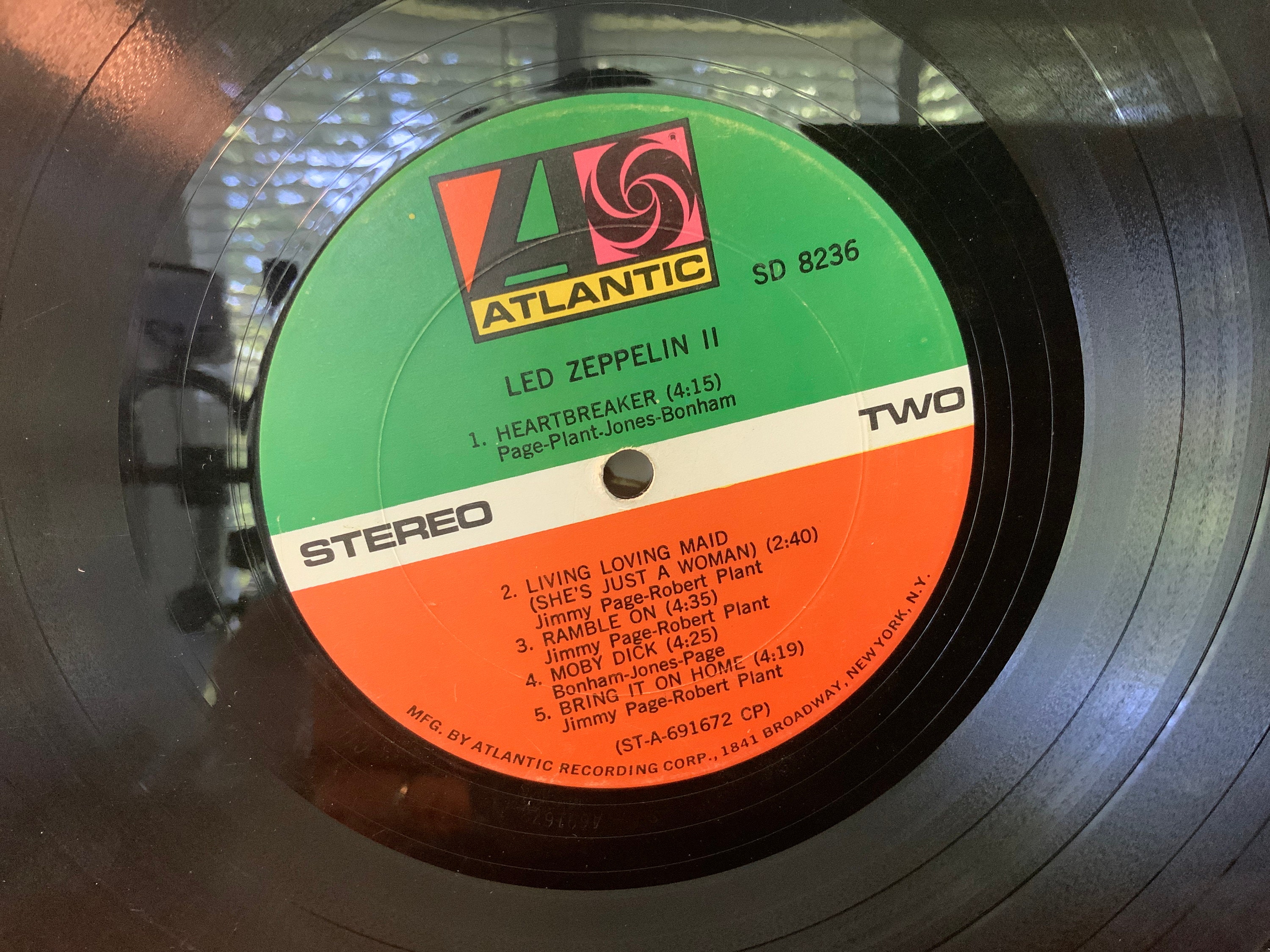 Led Zeppelin Vinyl Record Album led Zeppelin 2 - Etsy