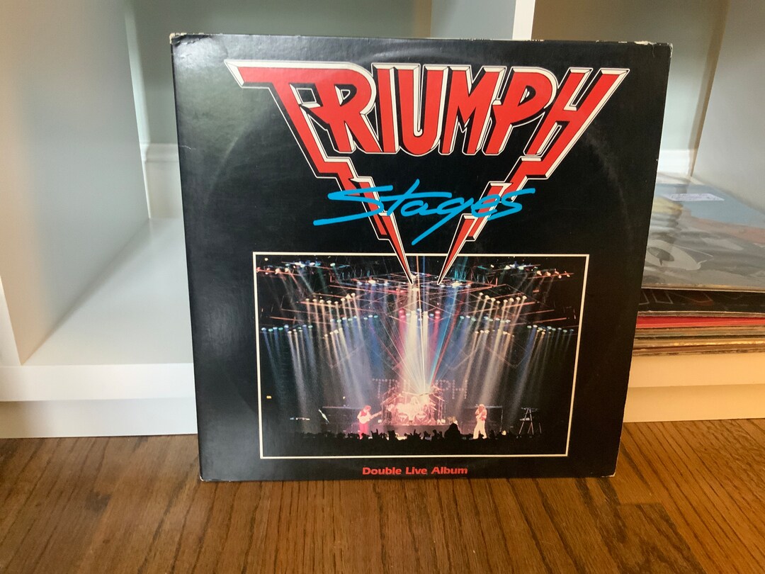 Triumph Gatefold Vinyl Record Album “stages” Double Live Album - Etsy
