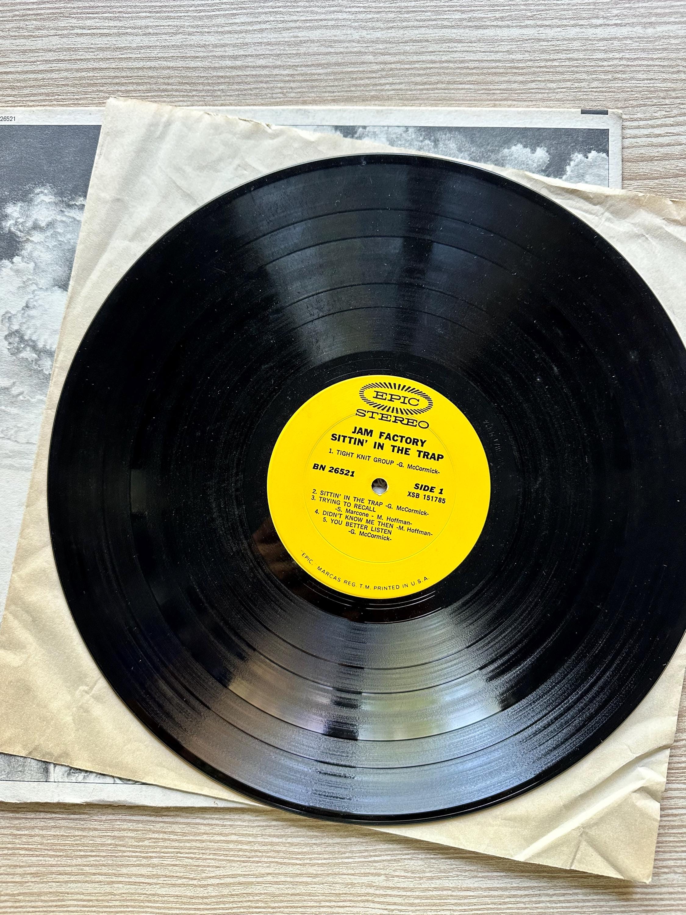 Jam Factory Vinyl Record Album "sittin in the Trap" 1970 Epic Label ...