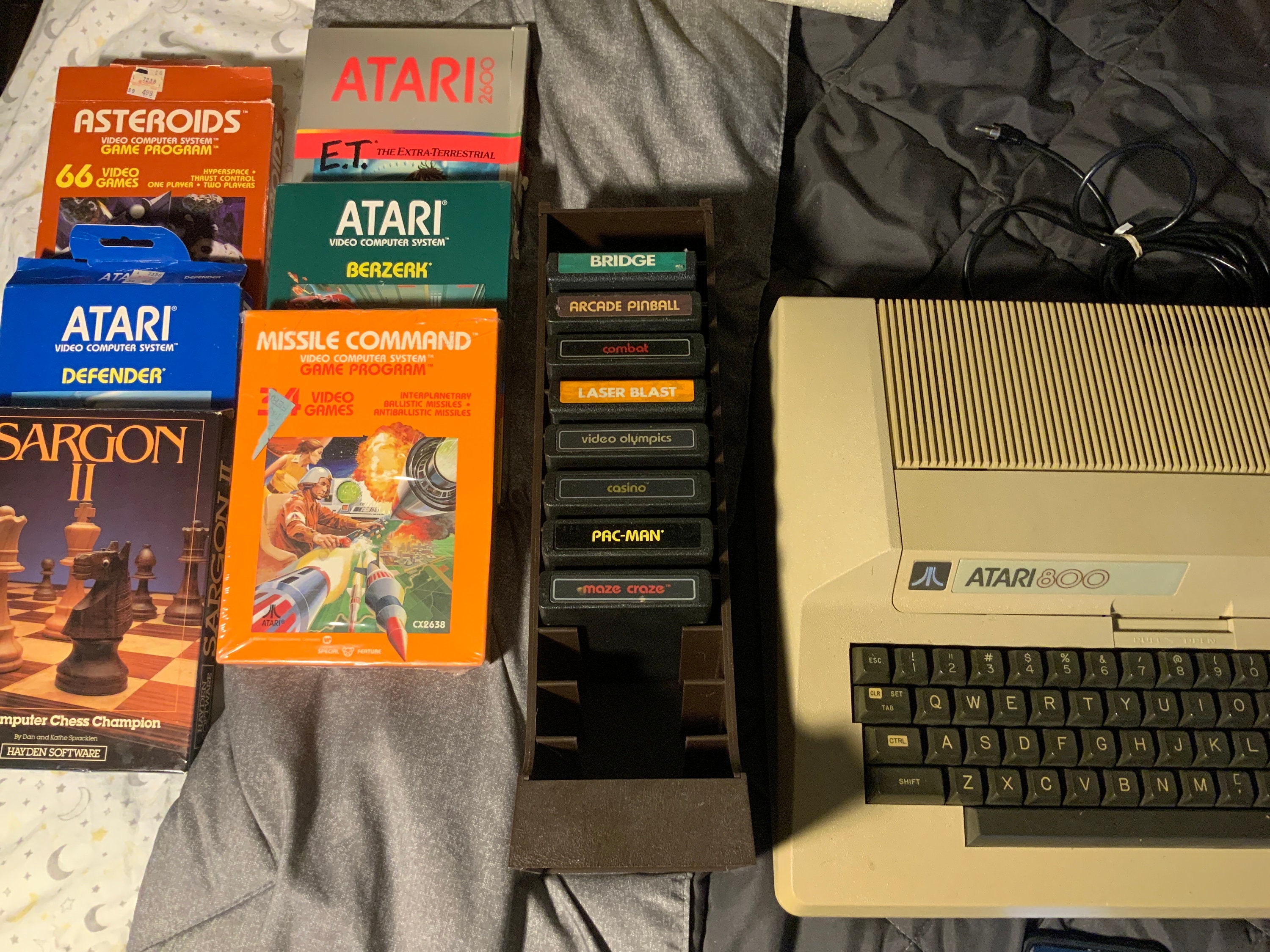 Atari Bundle Original Vintage Atari Video Computer Sytem CX2600A Console Box Games Paddles Atari 800 Computer and Atari Recorder Etsy