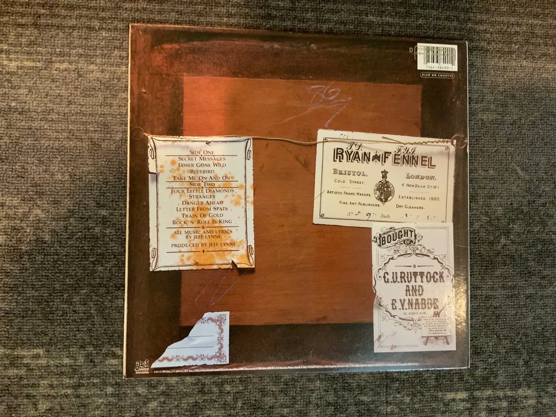 Electric Light Orchestra Vinyl Record “ SECRET MESSAGES” Promo Copy - Etsy