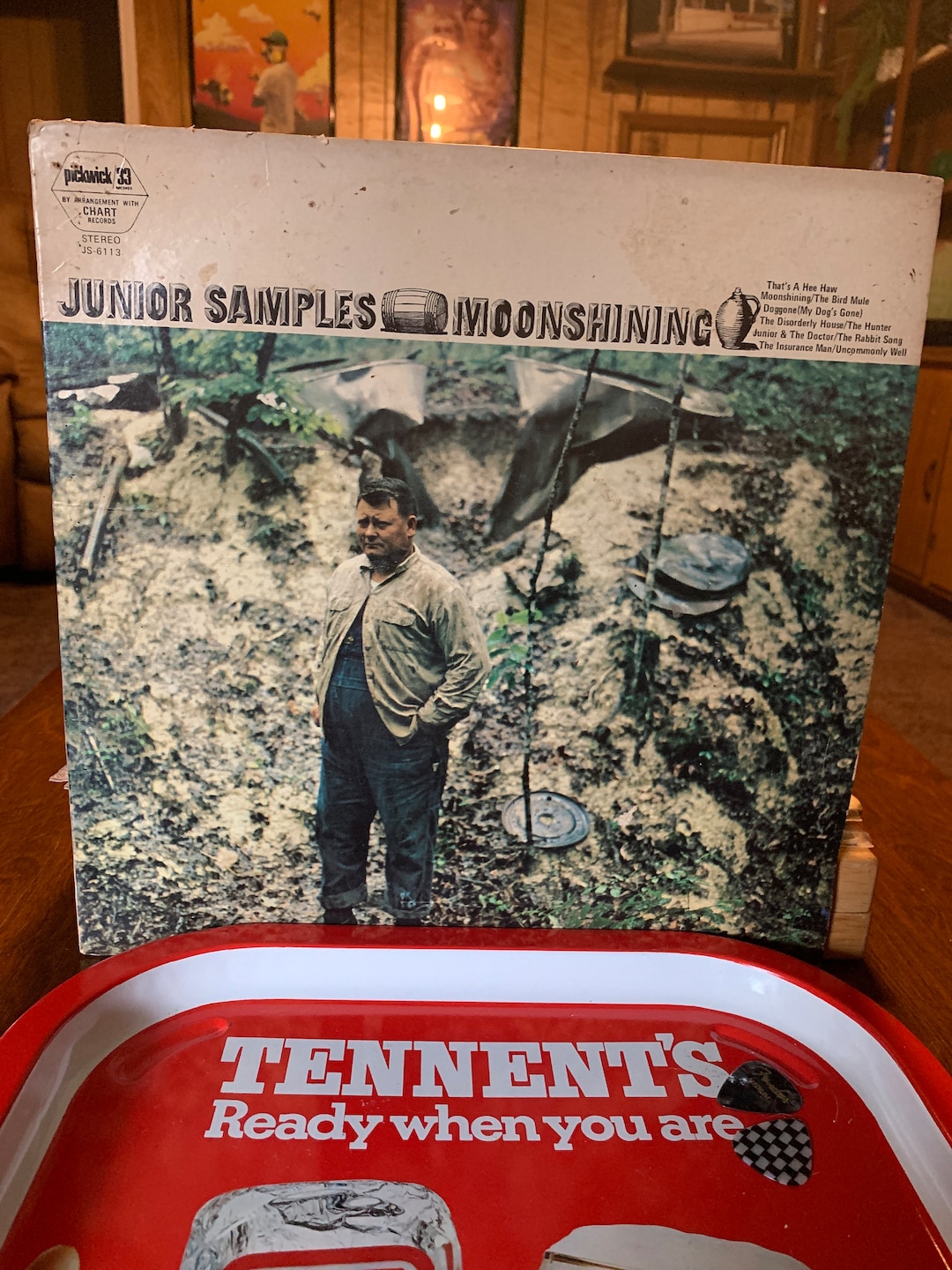 Junior Samples “moonshining” Vinyl Record Album - Etsy