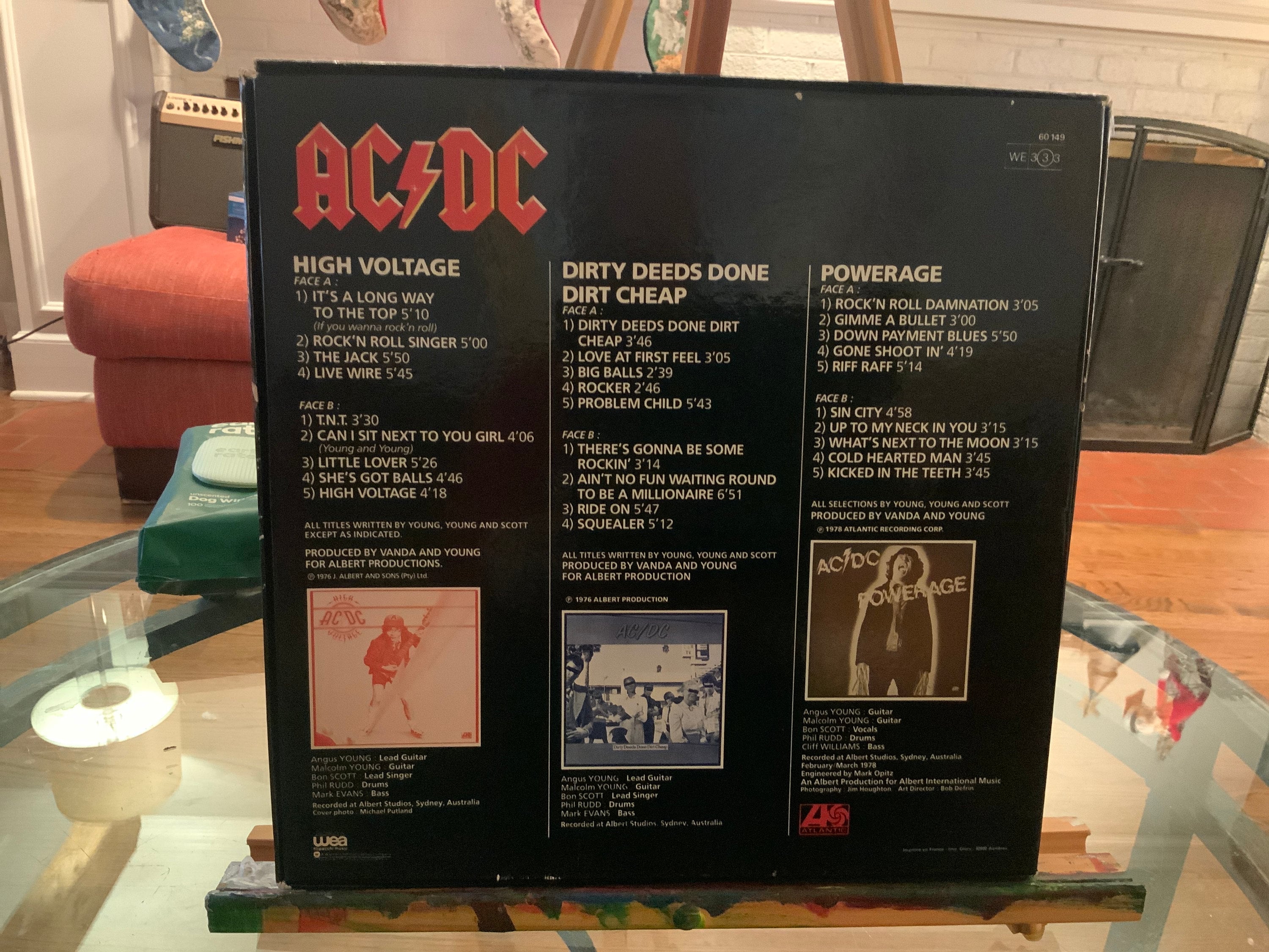AC/DC Vinyl Record Albums 3 Record Set French Pressing - Etsy