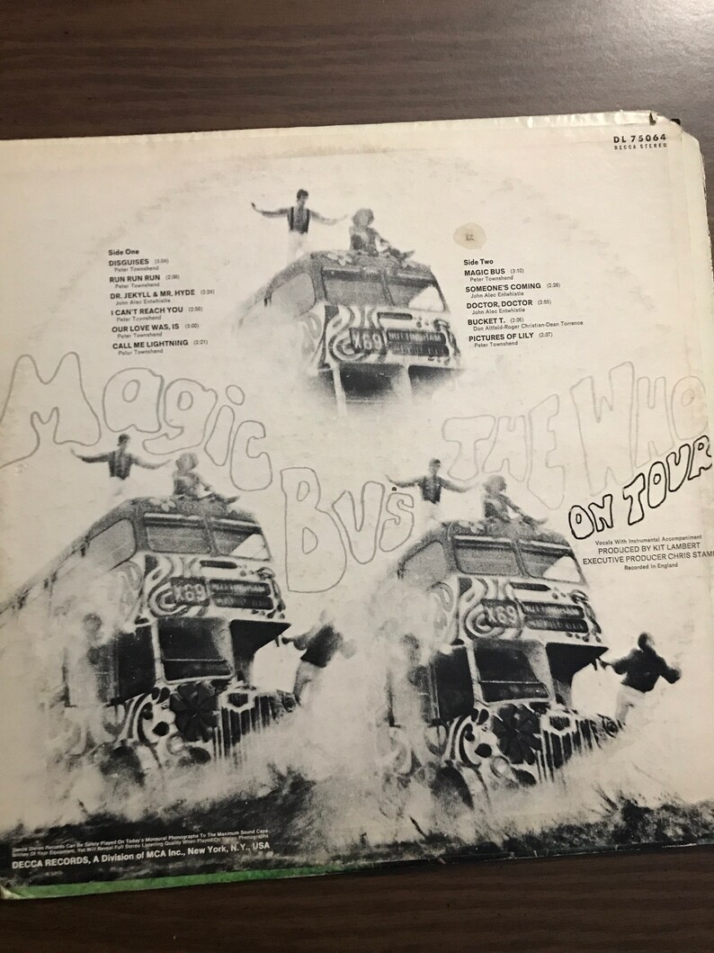 The Who Vinyl Record Album "magic Bus" - Etsy