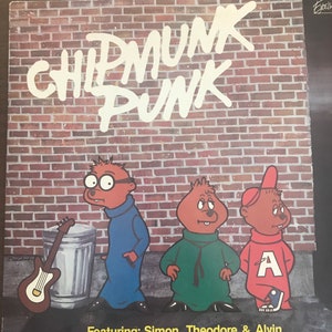 Chipmunks Vinyl Record Album "chipmunk Punk" - Etsy