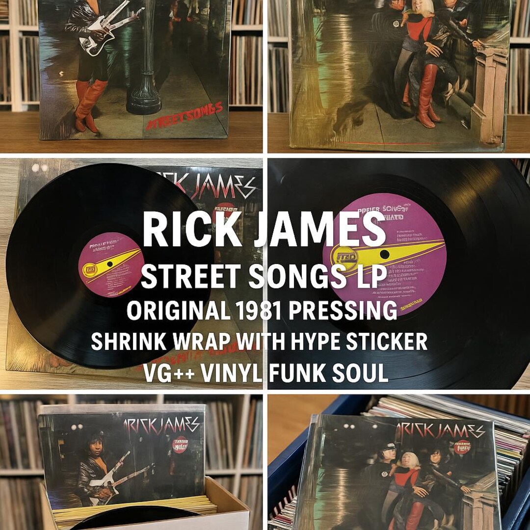 Rick James - Street Songs LP: Original 1981 Funk Soul Vinyl VG++ - Etsy