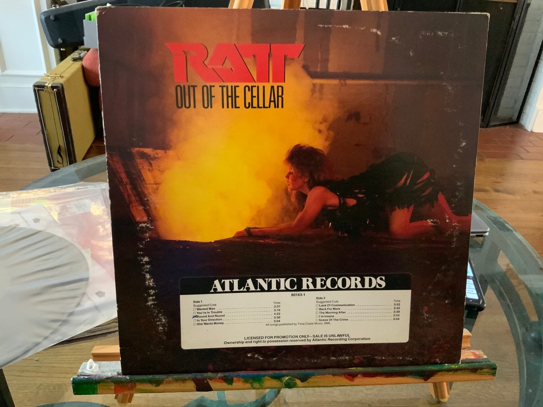 Ratt Promo Vinyl Record Album “out of the Cellar” - Etsy