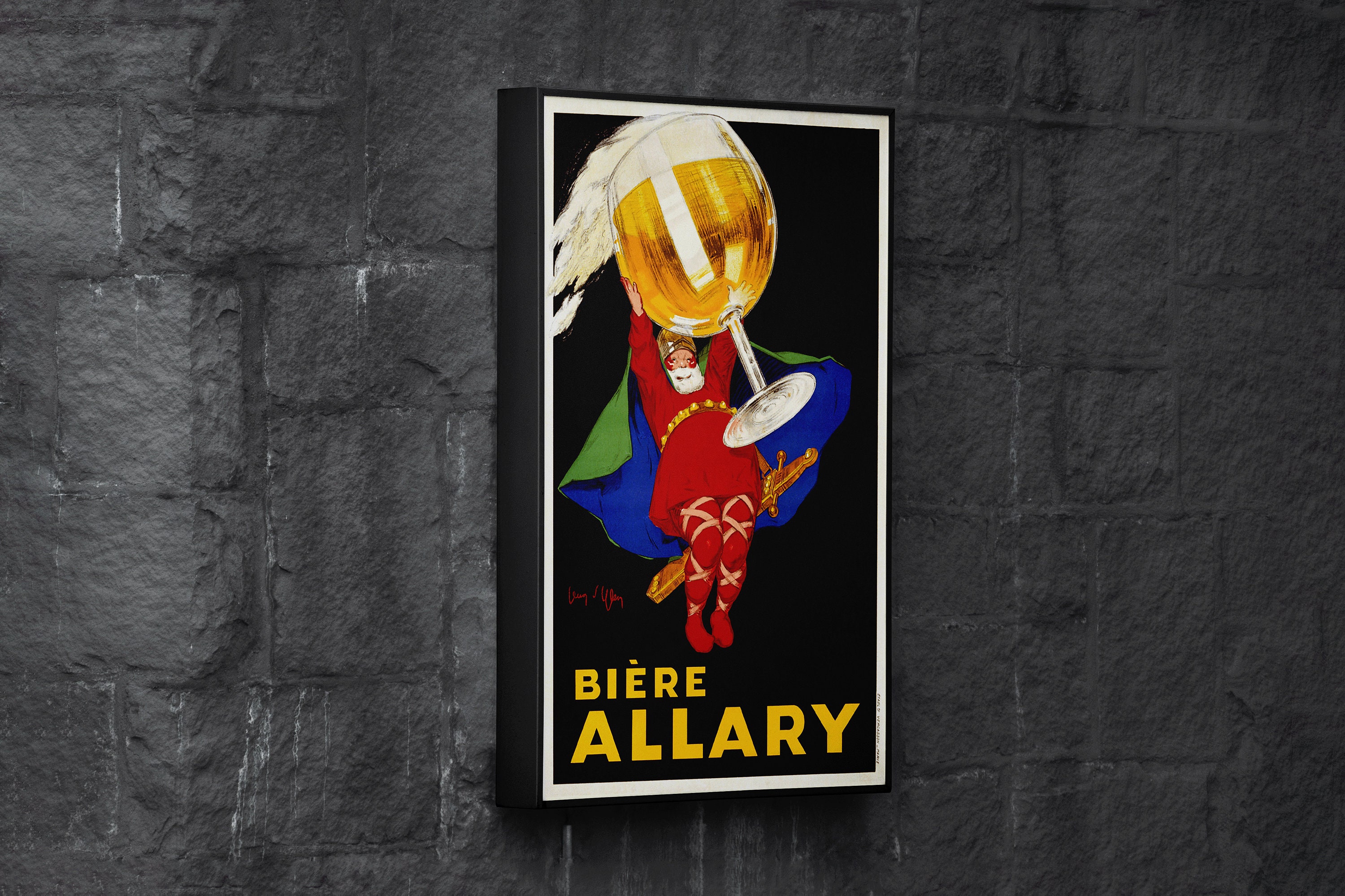 Biere Allary Vintage French Beer Advertisement Poster by Jean D'ylen ...