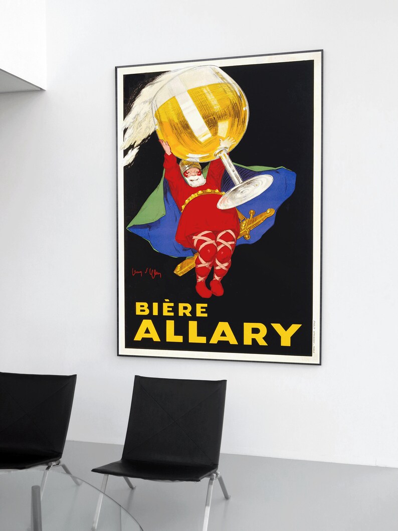 Biere Allary Vintage French Beer Advertisement Poster by Jean D'ylen ...