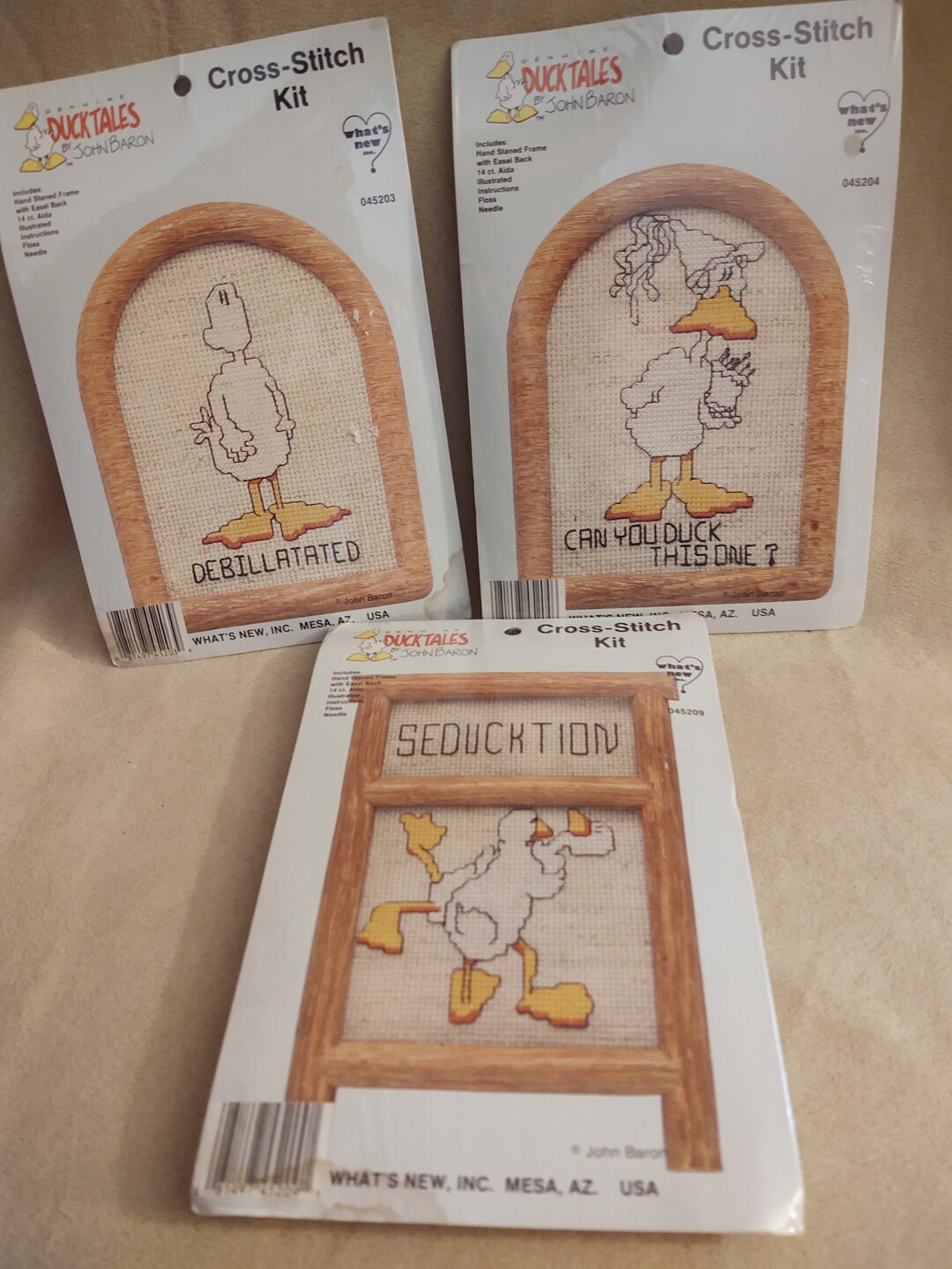 John Baron Ducktales Cross Stitch Patterns (set of 3) - Etsy