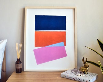 Bold Color Art - Etsy