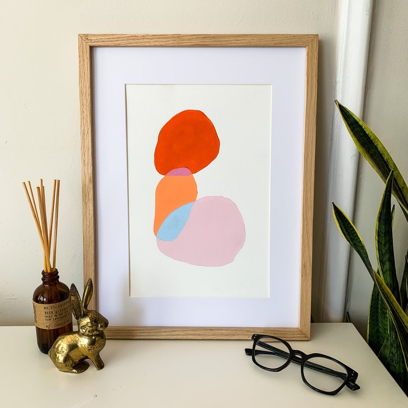 Color Block Art - Etsy