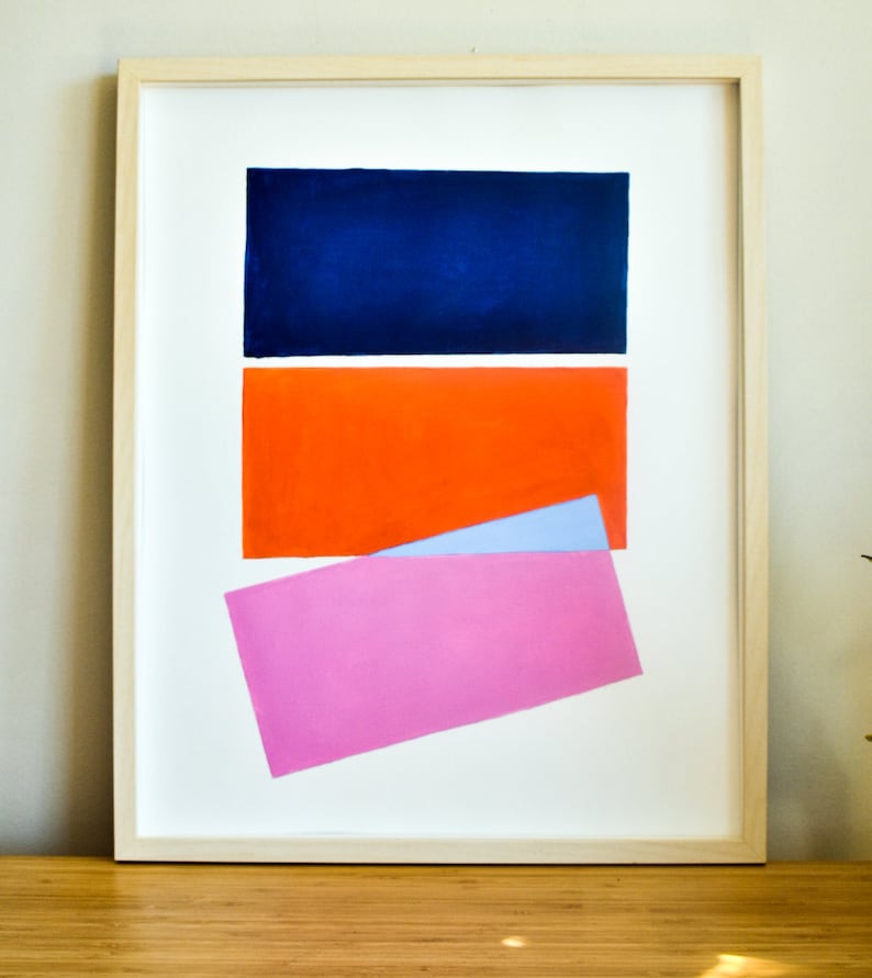 Bold Blocks — Midcentury Art, Midcentury Modern Art, Minimalist Art ...