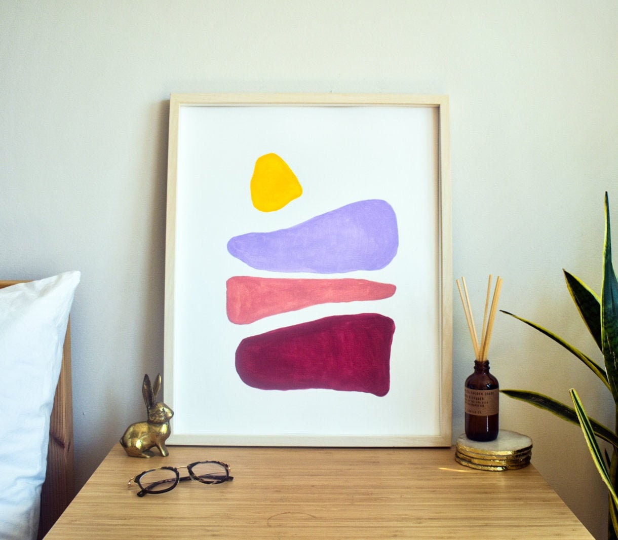 Evening Desert — Midcentury Art, Midcentury Modern Art, Minimalist Art ...