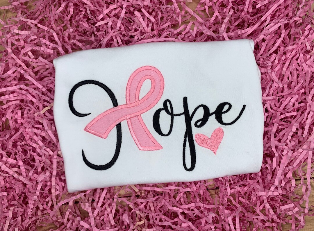 Cancer Awareness - Hope - Cancer Ribbon - Shirt for Girls - Honor a ...