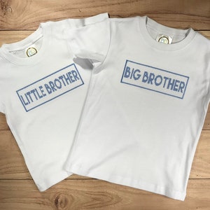 Big Brother Little Brother Faux Smocked Embroidered Shirt - Sibling Set ...