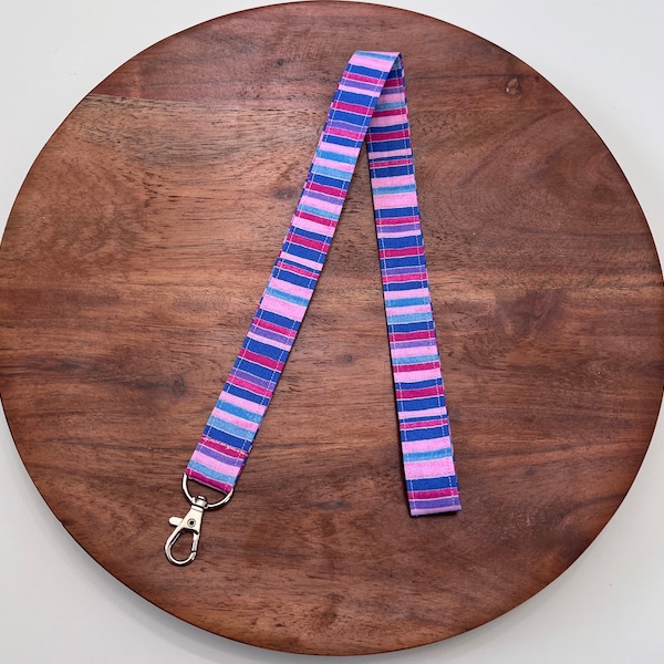 Keychain Lanyard Pink - Etsy