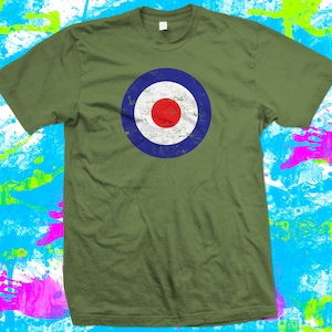 Retro MOD RAF Target Mens- T Shirt - 3 Colour Options - Small to 3XL - Etsy