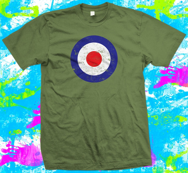 Retro MOD RAF Target Mens T Shirt 3 Colour Options Small - Etsy