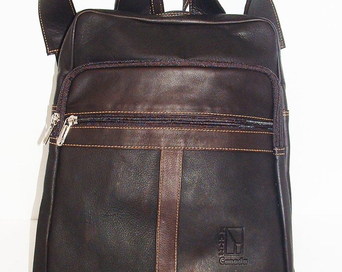 Genuine Leather Backpack SUPER LIGHT and SOFT Unisex Color - Etsy
