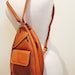Small TAN GENUINE LEATHER Backpack Shoulder Bag by Katz, Womens Small ...