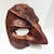 Leather Venetian Eye Mask Decorated With Pink and Golden Colors ...