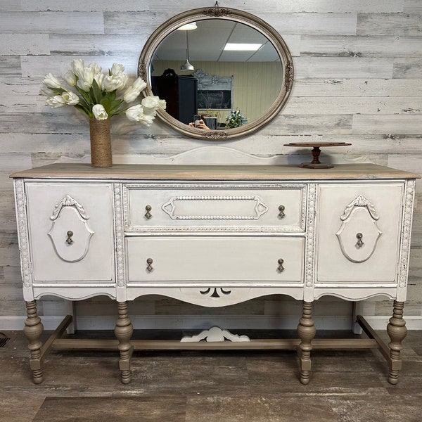 Shabby Chic Buffet - Etsy