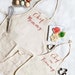 PERSONALIZED Family Apron Set * Parent & Child Apron Set * Toddler ...