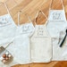 PERSONALIZED Family Apron Set Parent & Child Apron Set - Etsy