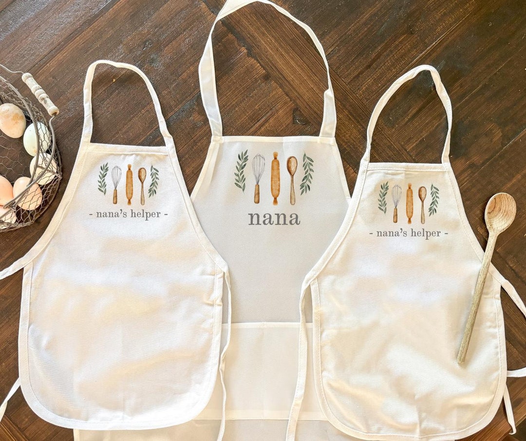 Matching Family Apron Set * Parent & Child Apron Set * Grandparent ...
