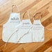 PERSONALIZED Family Apron Set * Parent & Child Apron Set * Toddler ...