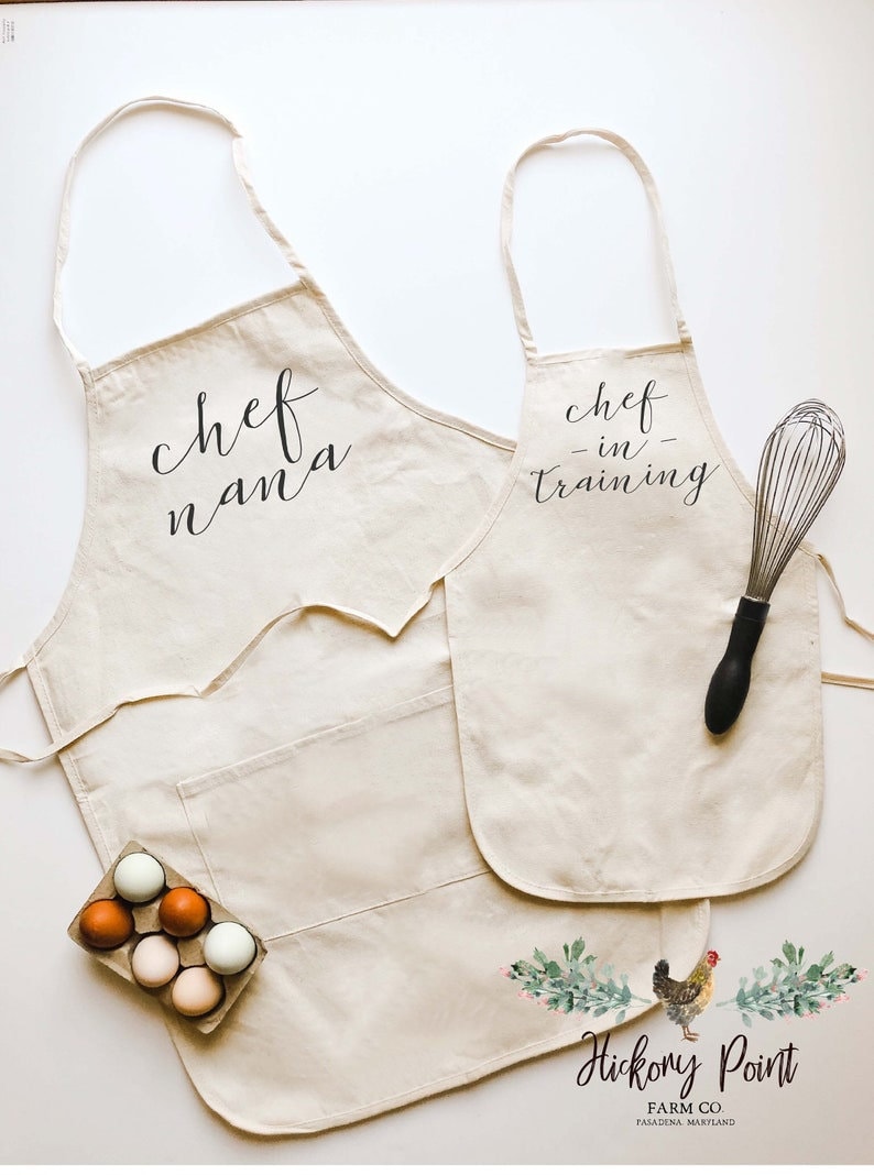PERSONALIZED Family Apron Set Parent & Child Apron Set - Etsy