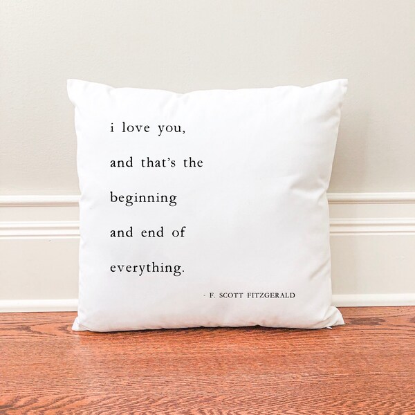I Love You Pillow - Etsy