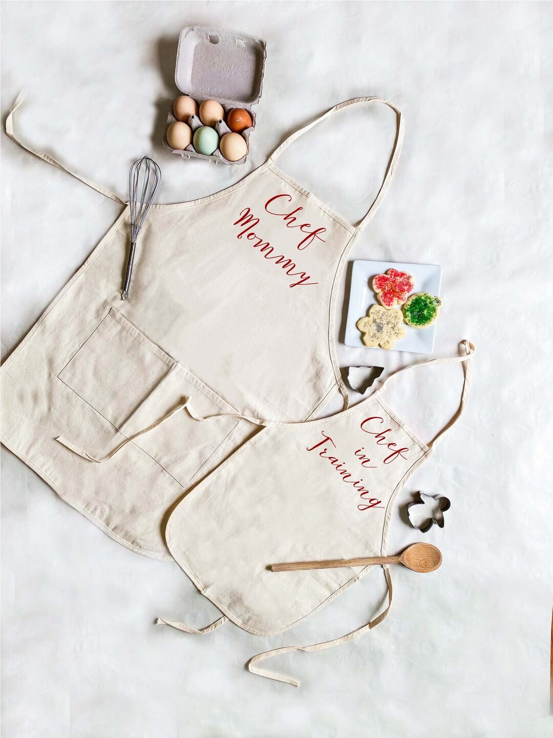 PERSONALIZED Family Apron Set * Parent & Child Apron Set * Toddler ...