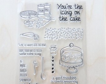 Project life stamp set clear stamps scrapbook stamps | Etsy