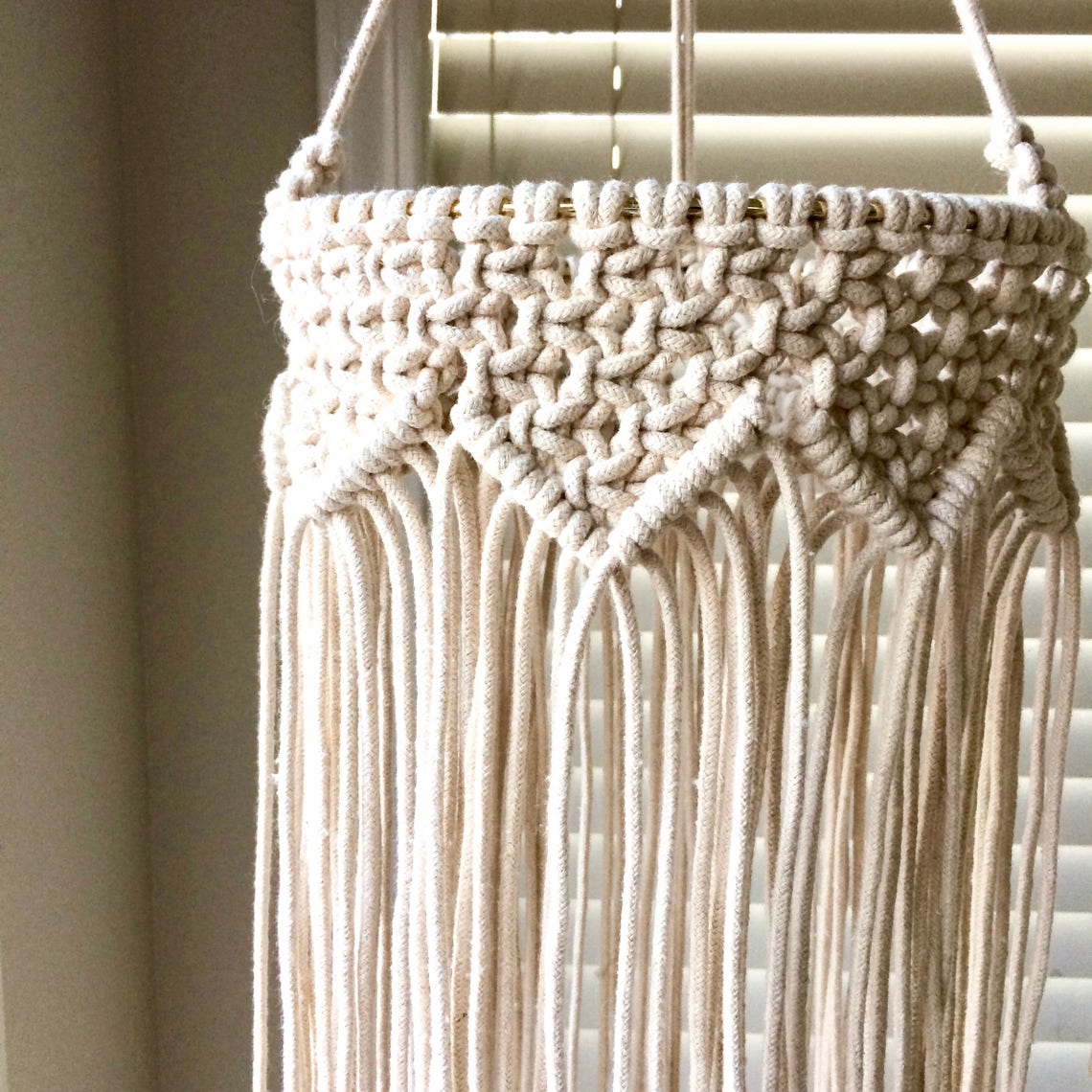 Macrame Pattern Chandelier Mobile for Beginners | Macrame Patterns ...