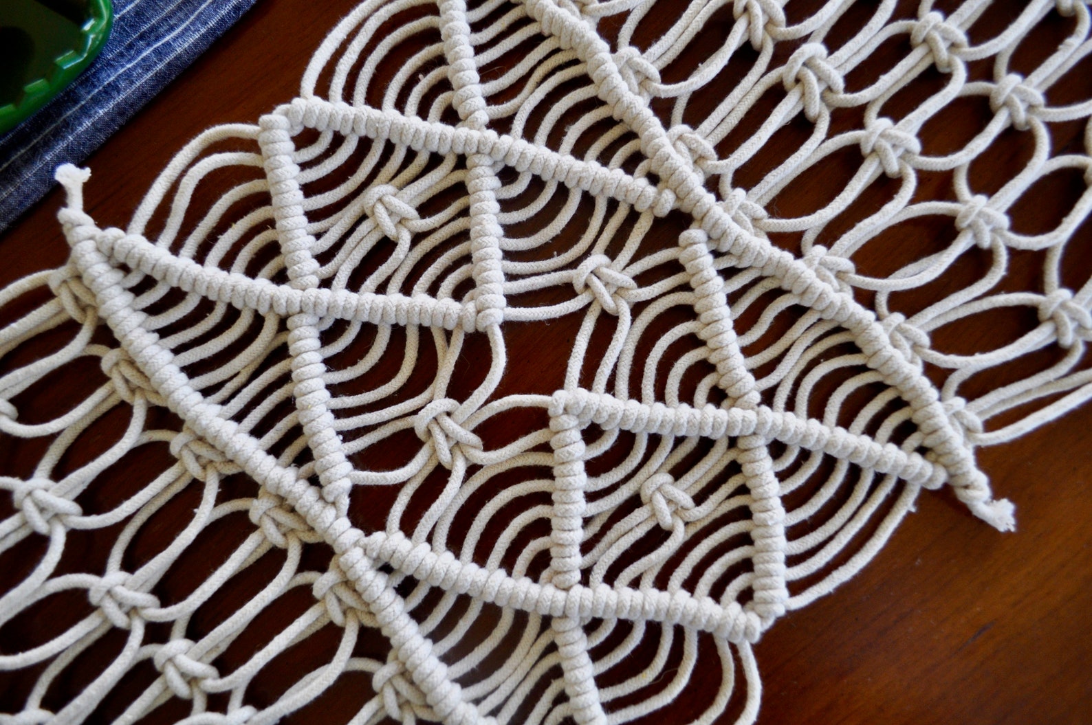 Macrame Table Runner Tutorial Download Macrame Pattern | Etsy