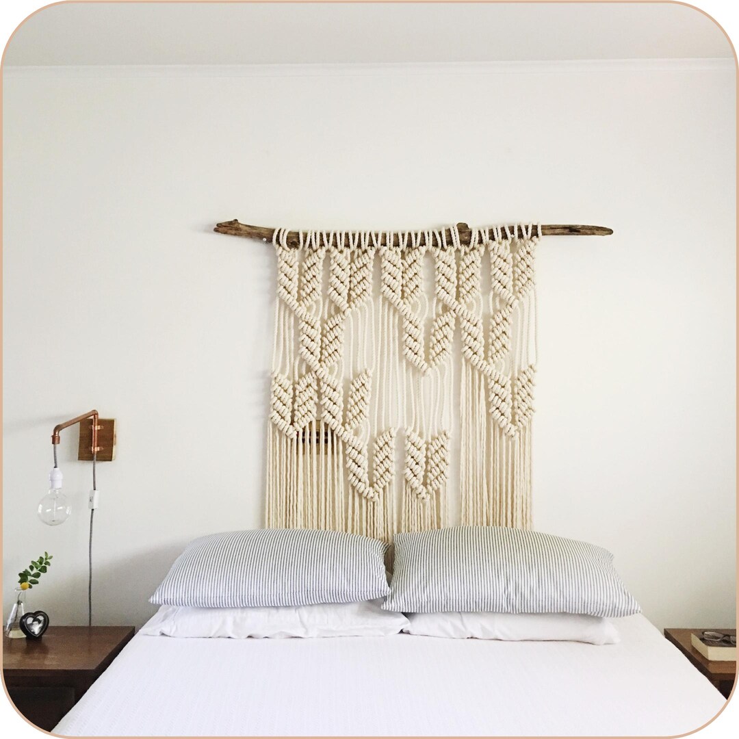 Macrame Wall Hanging PATTERN Boho Home Decor DIY Easy Headboard Boho ...