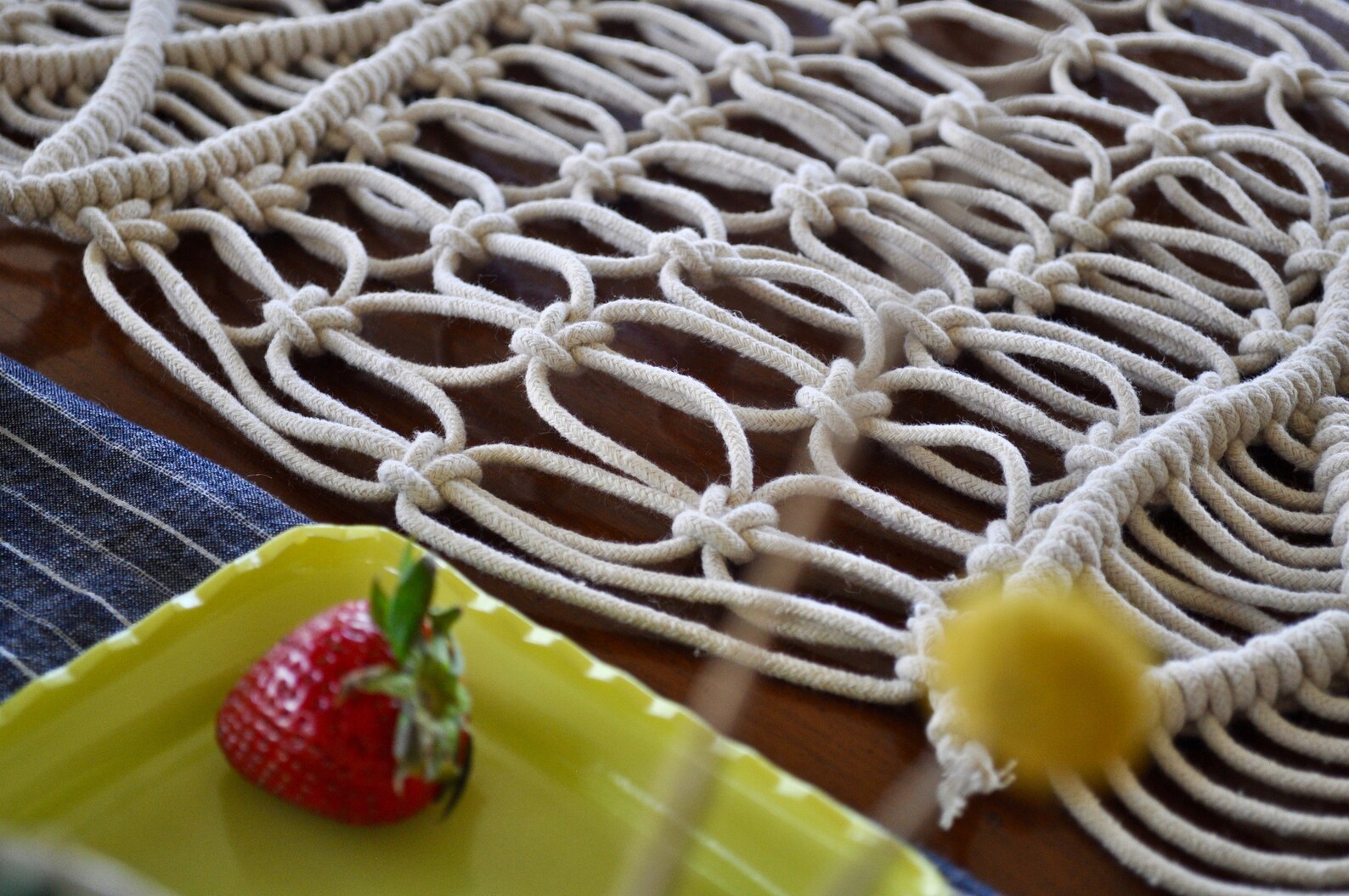 Macrame Table Runner Tutorial Download Macrame Pattern | Etsy