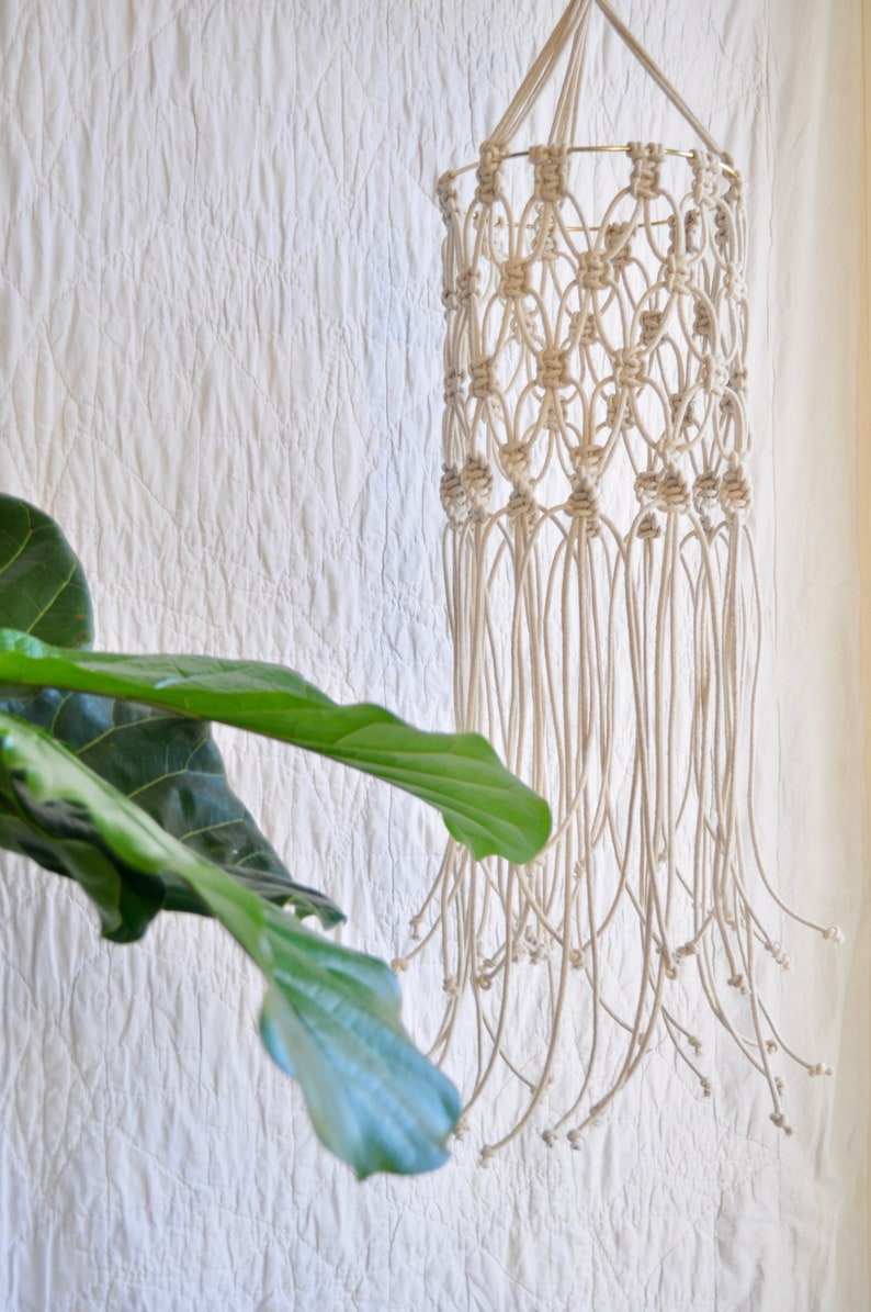 Macrame Chandelier Pattern Macrame Baby Mobile Pattern - Etsy