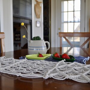 Macrame Table Runner Tutorial Download | Macrame Pattern Download Table ...
