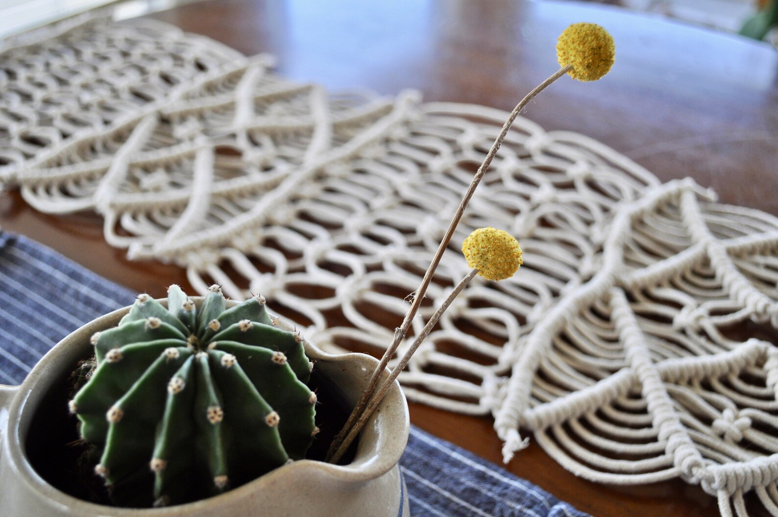 Macrame Table Runner Tutorial Download Macrame Pattern - Etsy