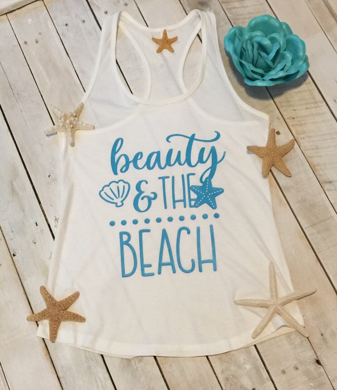 Beauty and the Beach Tank Top, Beach Tank Tops, Tanks for Women, Beach ...