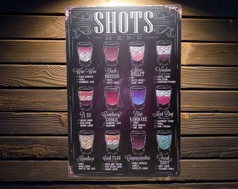 Metal Menu Sign | Etsy