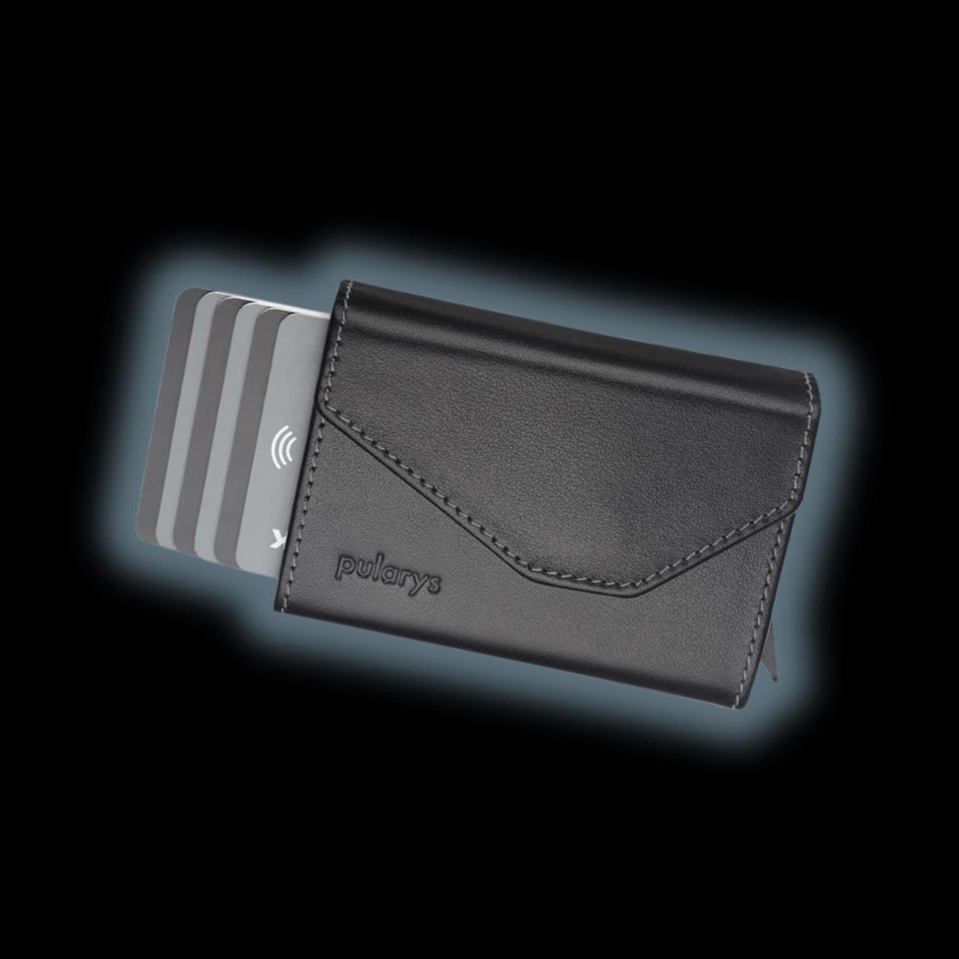 PULARYS RAVEN Slim Wallet Multifunction Credit Card Case Italian ...