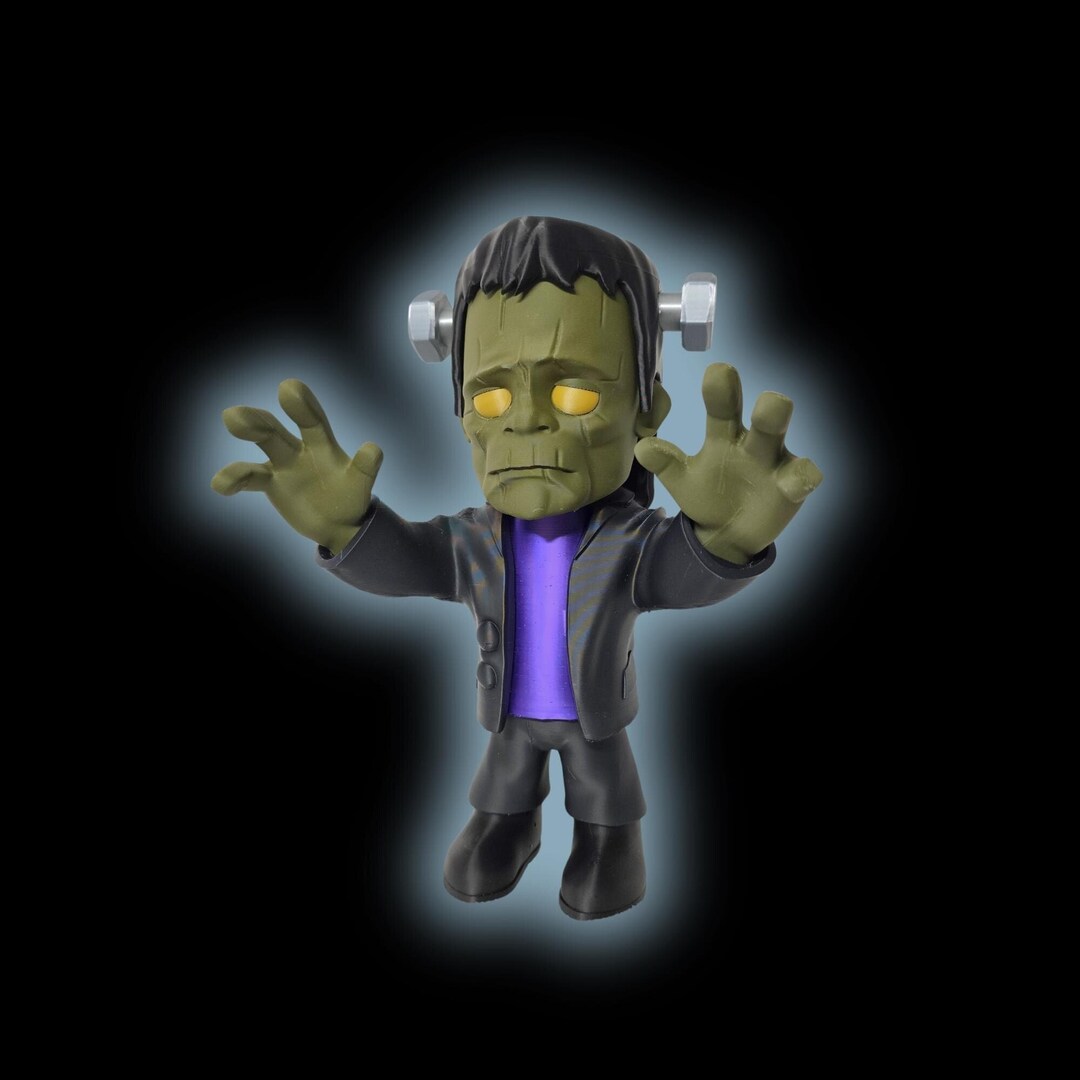 3D Printed Frankenstein Figure: Spooky Halloween Decor - Etsy