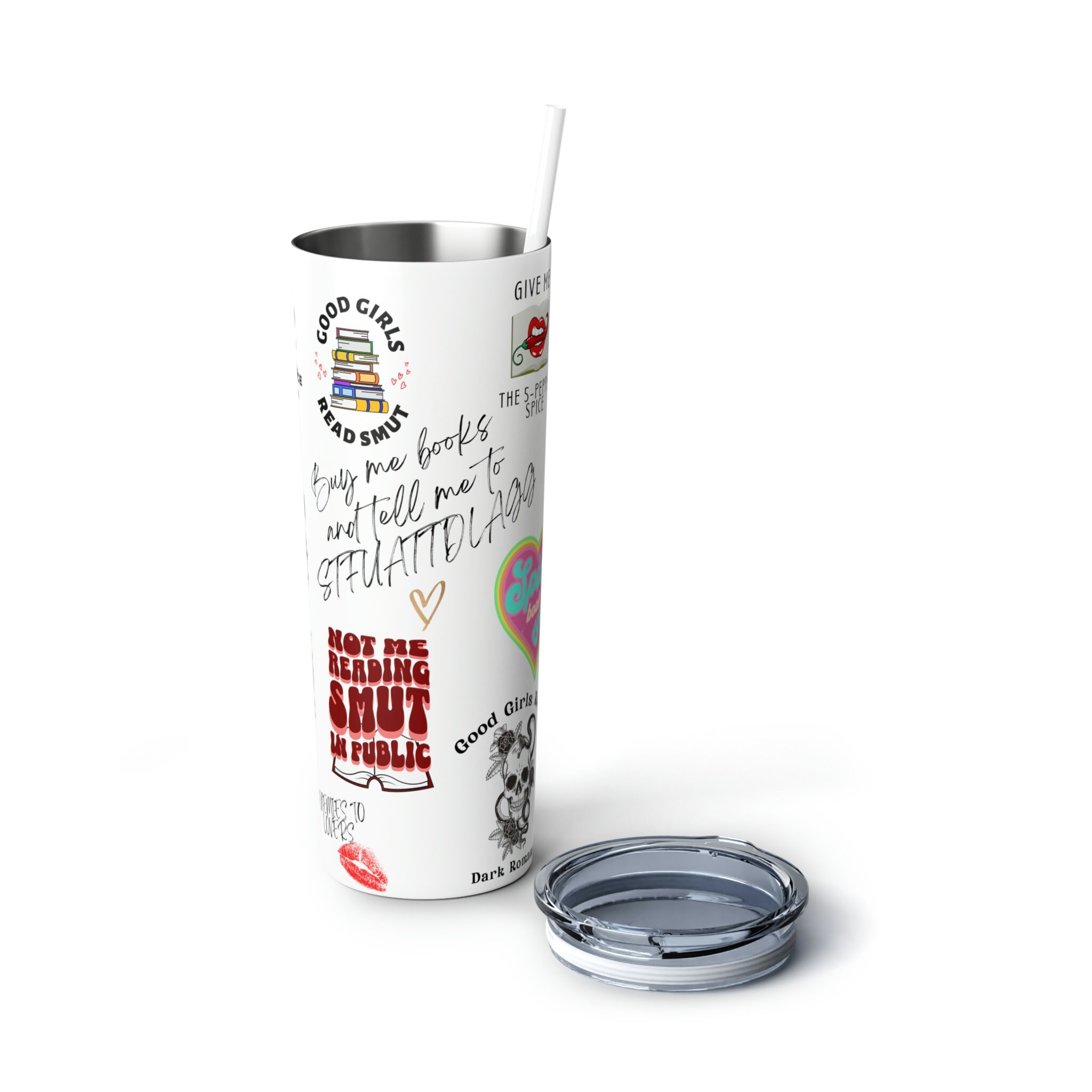 Smut Sticker Tumbler Dark Romance Sticker Tumbler Bookish Etsy