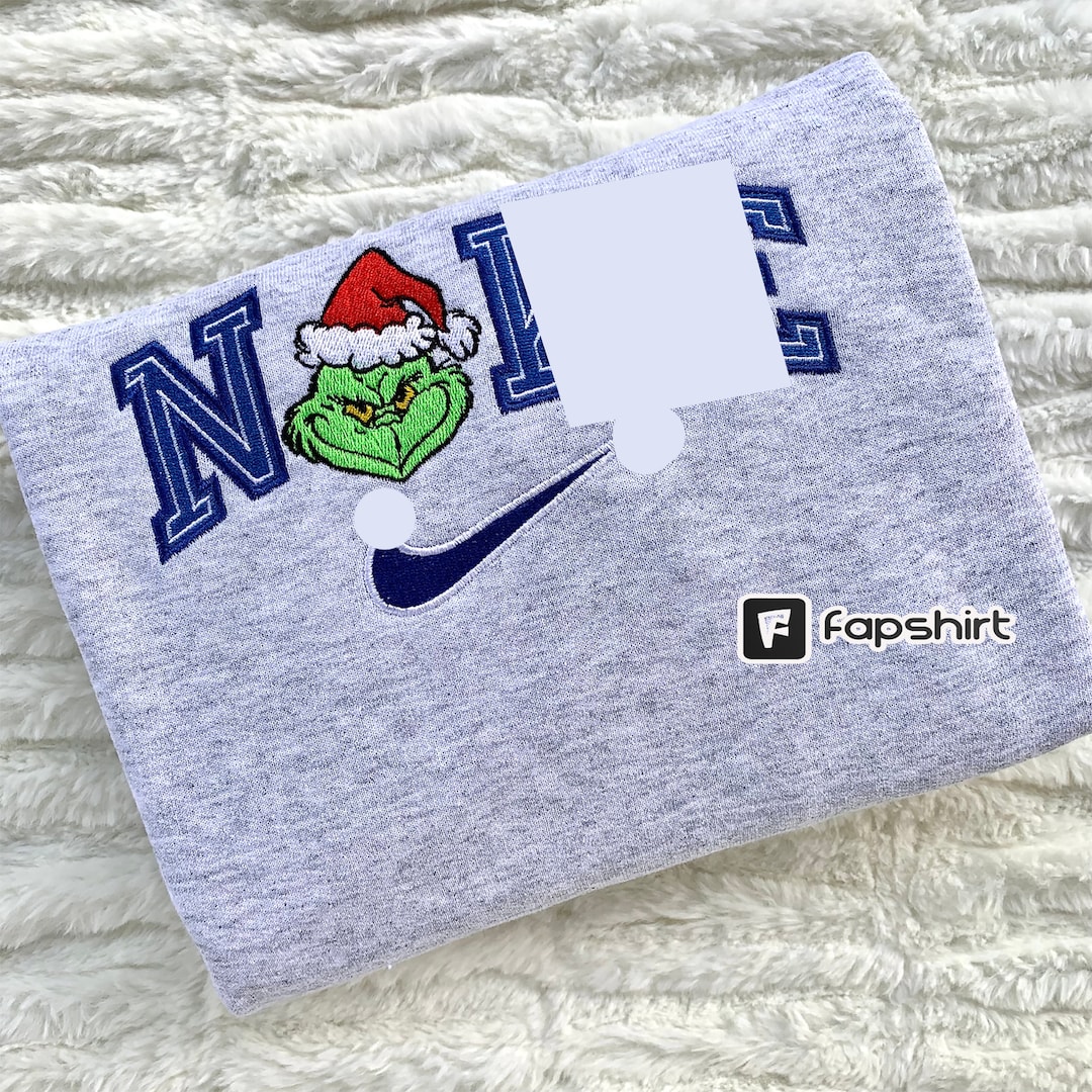 Embroidered Ginchy Pine Tree Whoville Sweatshirt Christmas - Etsy