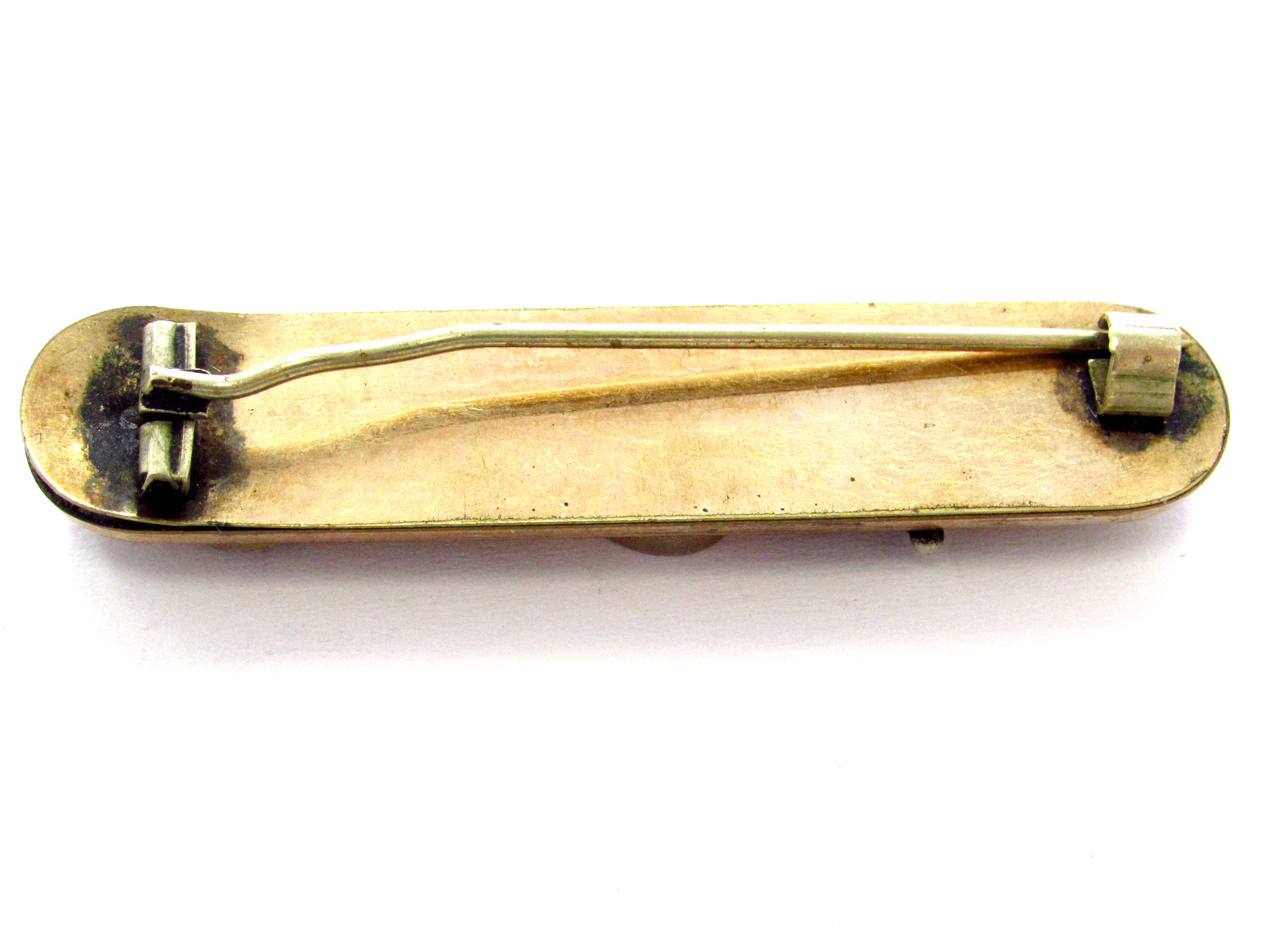 Antique Victorian Rolled Gold Plate Bar Pin With Etched Design ...