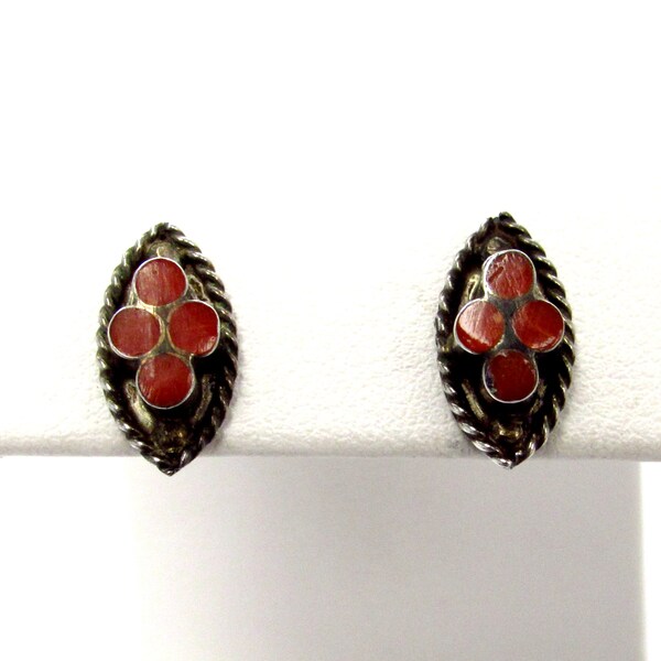 Native American Coral Earrings - Etsy